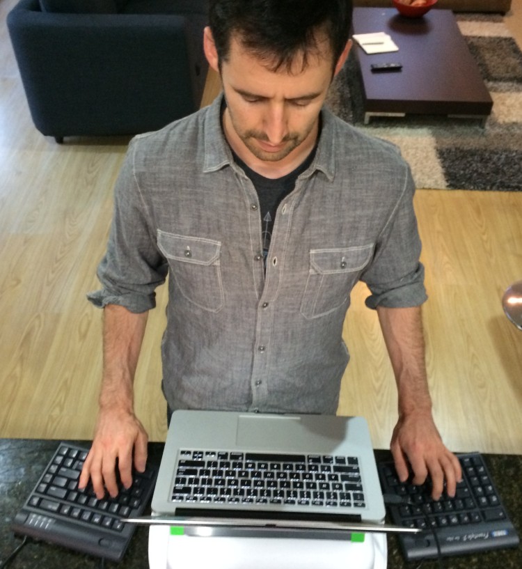 This split keyboard may be the biggest thing since your standing desk