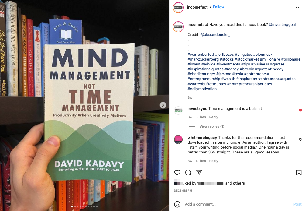 November 2021 Income Report