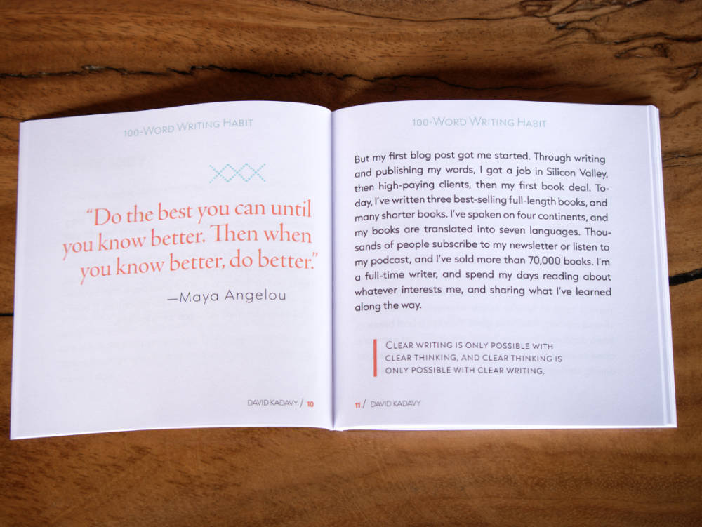 Introducing 100-Word Writing Habit (the book!)